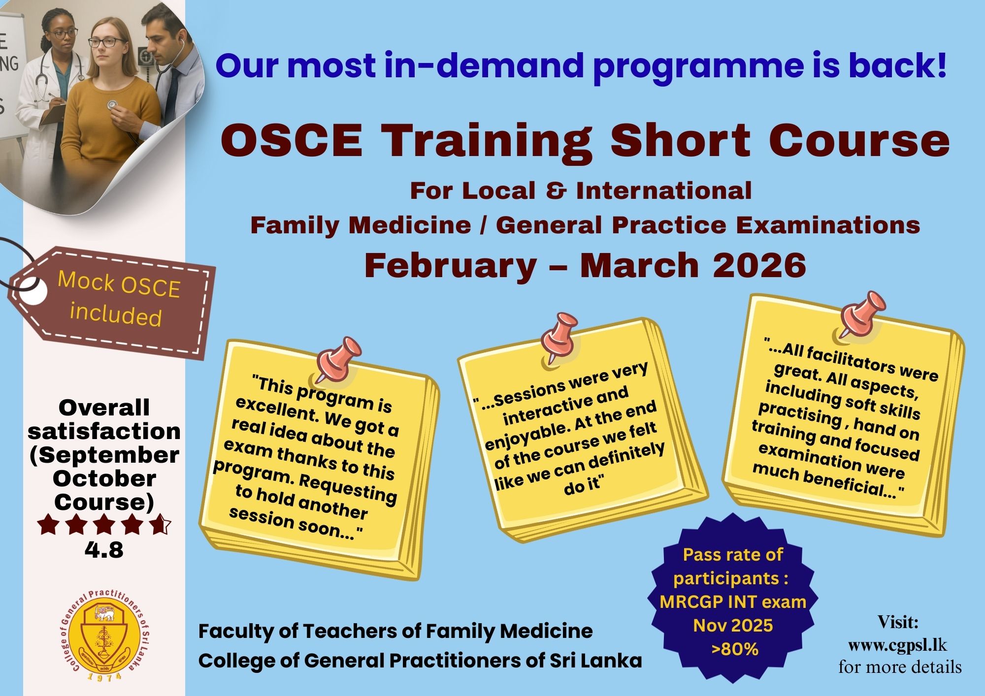 OSCE Training Short Course - CGPSL